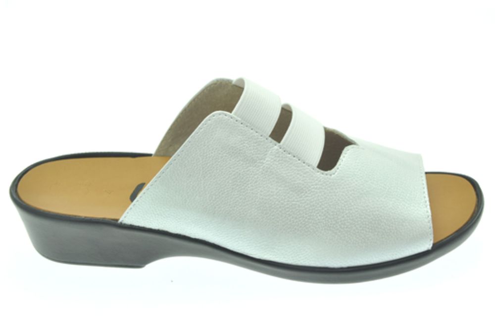 Flora mule avec élastique sur le cou de pied Chaussures Femme-Mule ...